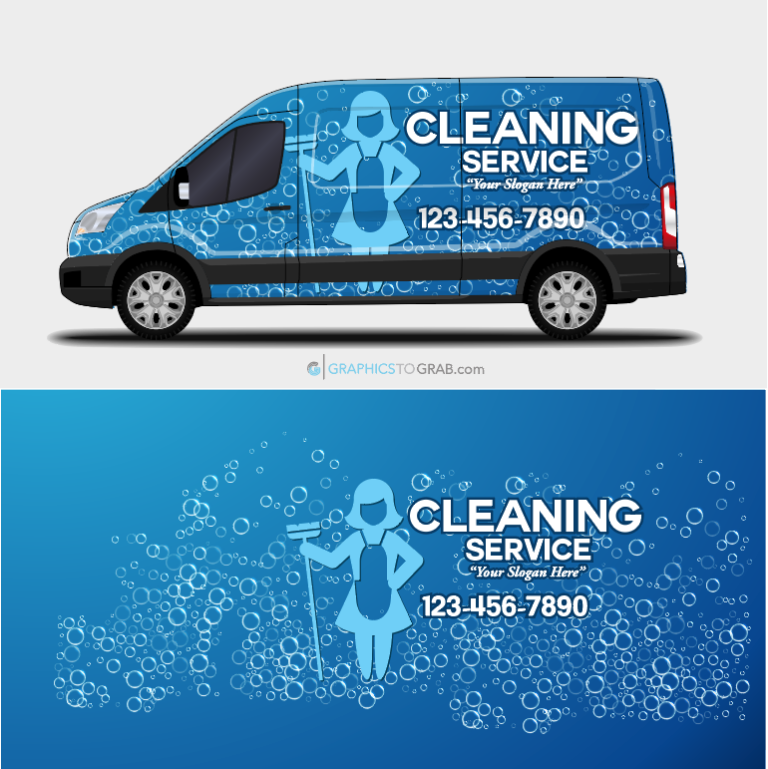 Transit cleaning wrap design