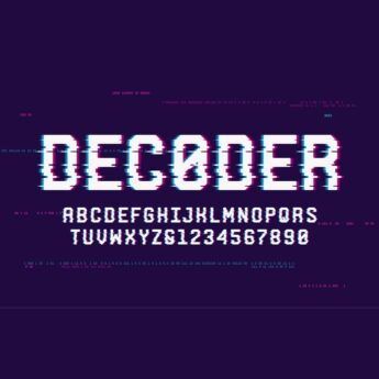 Decoder text - vector | Graphics To Grab