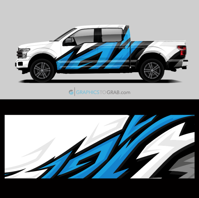 Ford F-150 vehicle wrap 1