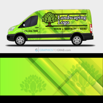 transit landscape wrap design