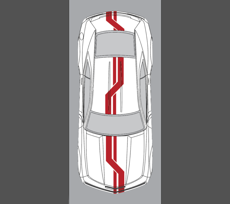 Vector Chevy Camaro stripes
