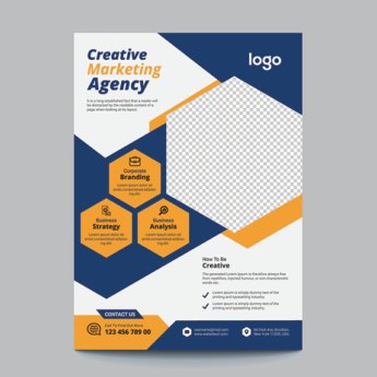 Marketing Page layout template 3 | Graphics To Grab