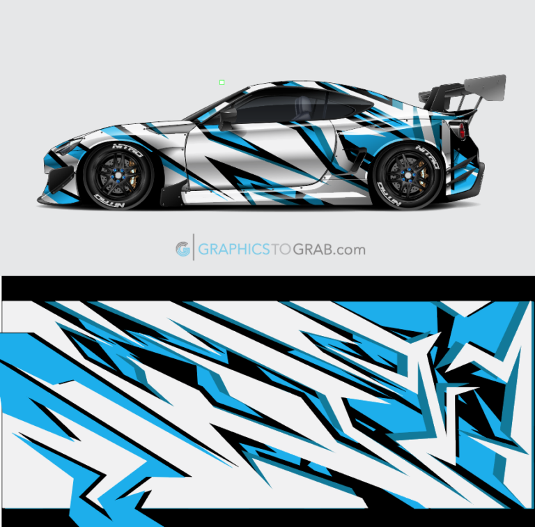0000199-vehicle wrap-race car -GTG | Graphics To Grab
