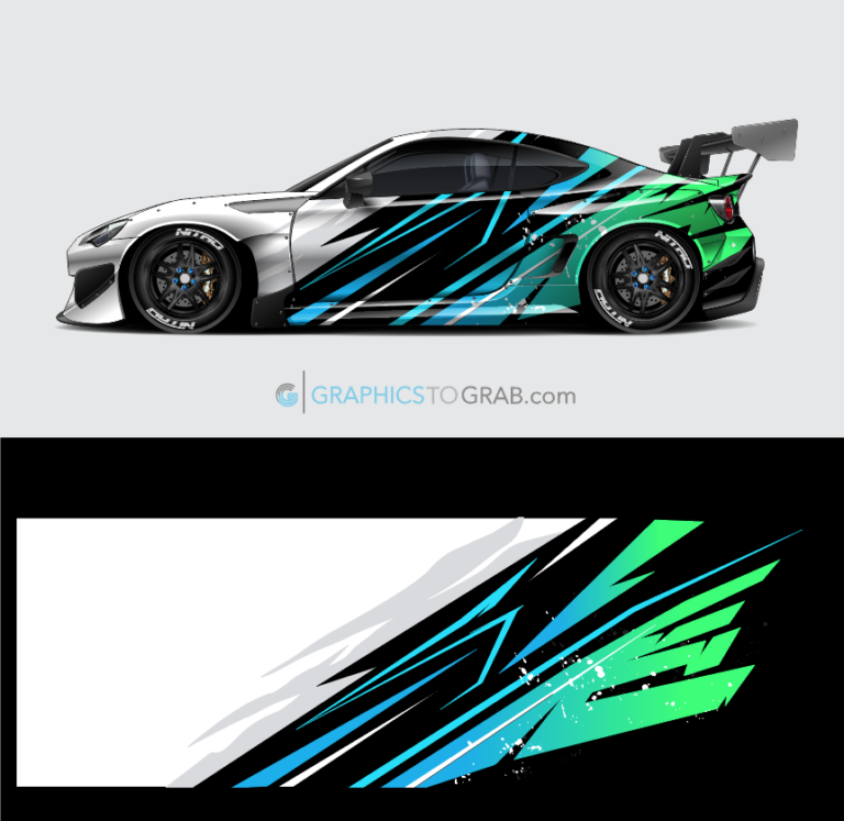 0000204-vehicle wrap - livery design - race car -GTG | Graphics To Grab