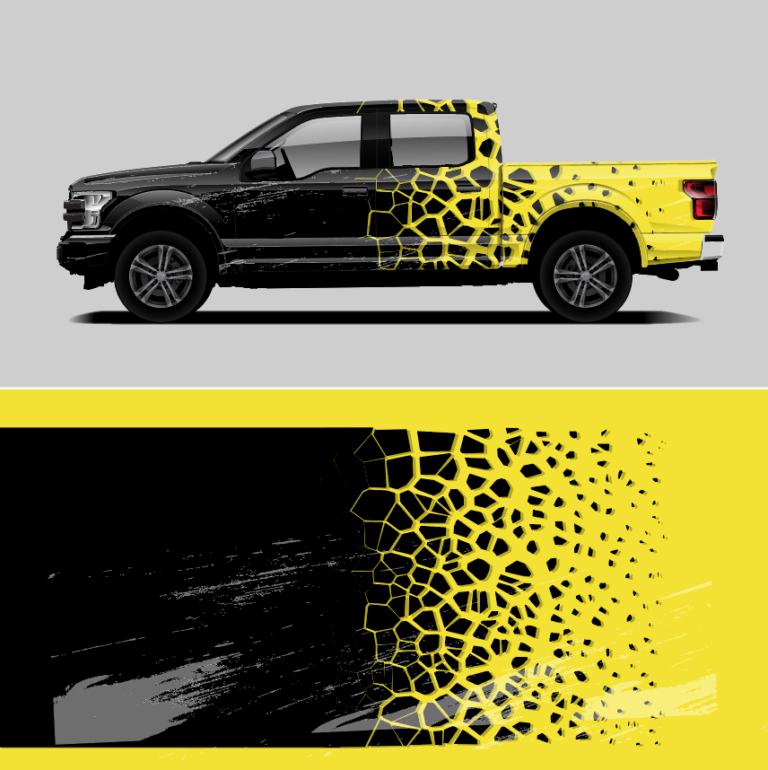 0000206-Vector Vehicle Wrap Design - Truck Wrap | Graphics To Grab