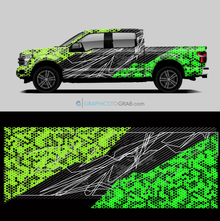 Vector graphics Vehicle Wrap Design