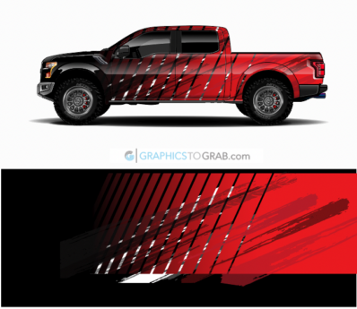 Truck wrap design lines 2