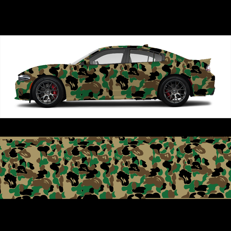Military Bape Camo design
