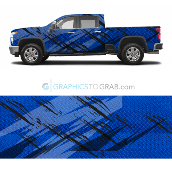 wrap grunge metallic design